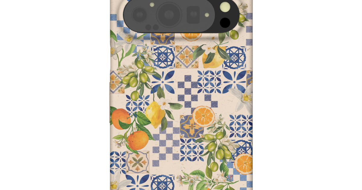 Seashell Amalfi Fruits Google Pixel 9/9 Pro Case – Pela Case