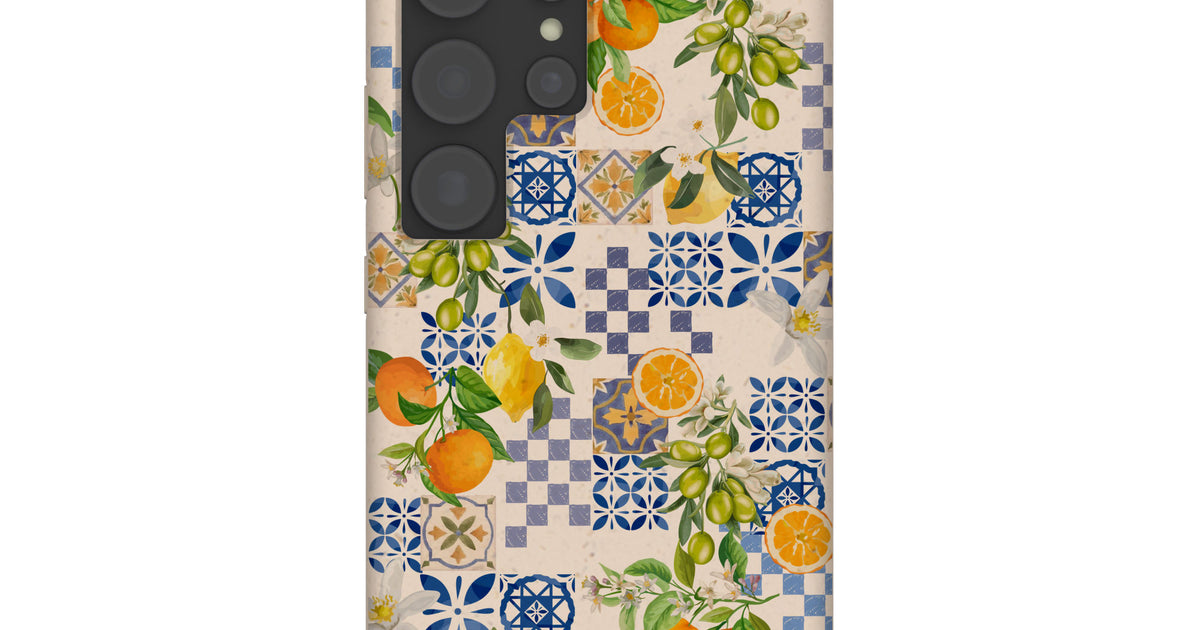 Seashell Amalfi Fruits Samsung Galaxy S24 Ultra Case – Pela Case