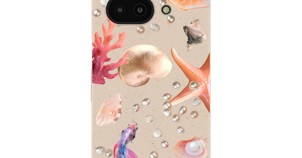 Seashell Aqua Dreams Google Pixel 9a Case – Pela Case