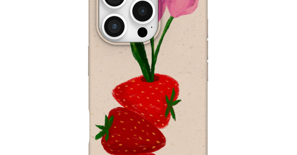 Seashell Berry Bloom iPhone 16 Pro Case – Pela Case