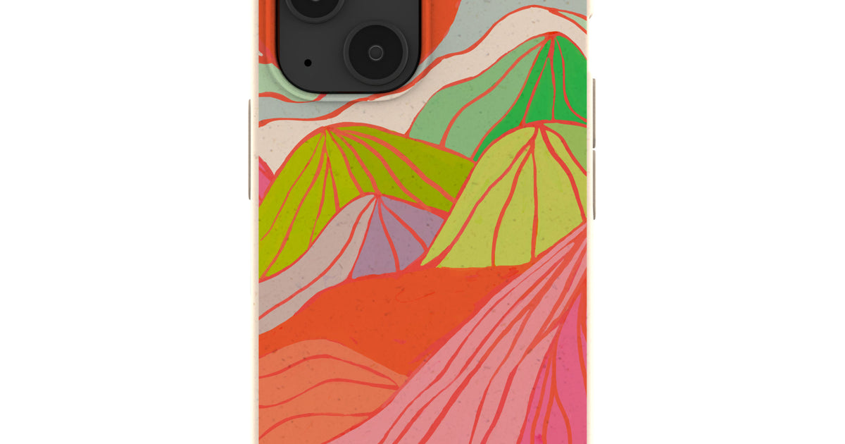 Seashell Chromatic Peaks iPhone 13 Mini Case – Pela Case