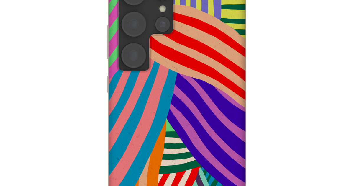 Seashell Clownish Stripes Samsung Galaxy S24 Ultra Case – Pela Case