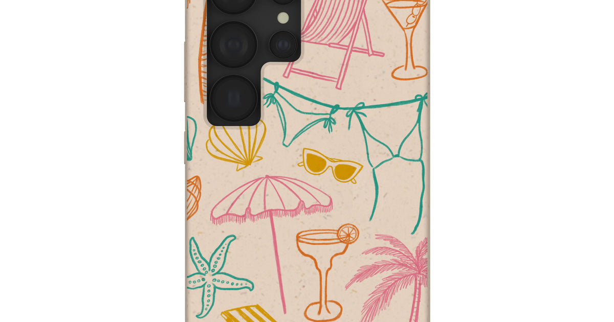 Seashell Coastal Club Samsung Galaxy S25 Ultra Case – Pela Case