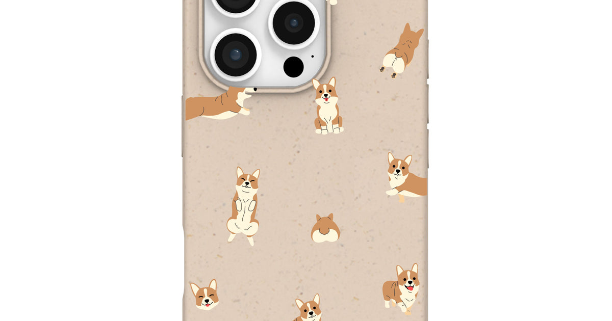 Seashell Corgi Cuties iPhone 16 Pro Case – Pela Case
