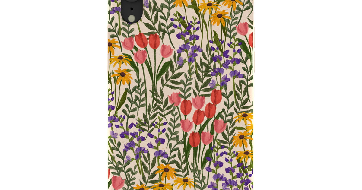 Seashell Flower Field iPhone XR Case – Pela Case