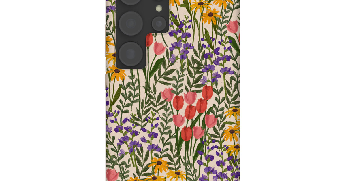Seashell Flower Field Samsung Galaxy S24 Ultra Case – Pela Case