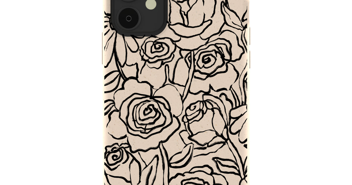 Seashell Inked Blooms iPhone 11 Case – Pela Case