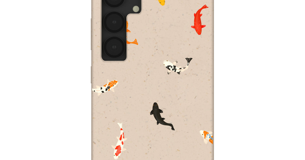 Seashell Lil Koi Samsung Galaxy S25 Case – Pela Case