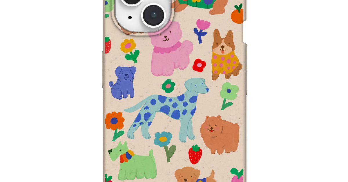 Seashell Pup Bloom iPhone 15 Case – Pela Case