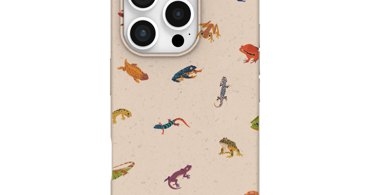 Seashell Tiny Amphibians iPhone 16 Pro Case – Pela Case
