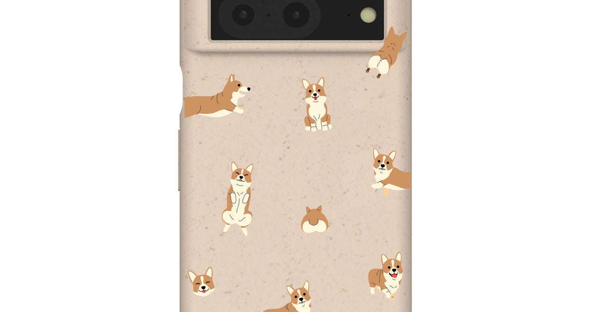 Seashell Corgi Cuties Google Pixel 8 Case – Pela Case