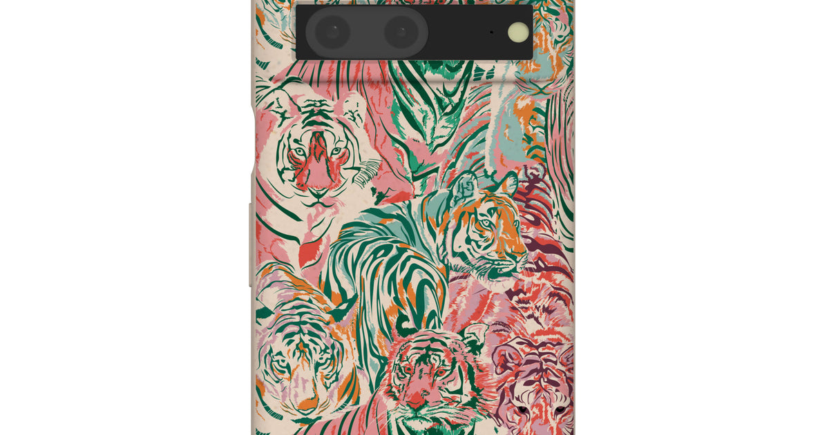 Seashell Hidden Tigers Google Pixel 7 Case – Pela Case