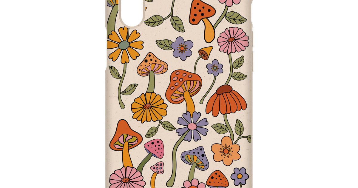 Seashell Shrooms and Blooms iPhone XR Case – Pela Case