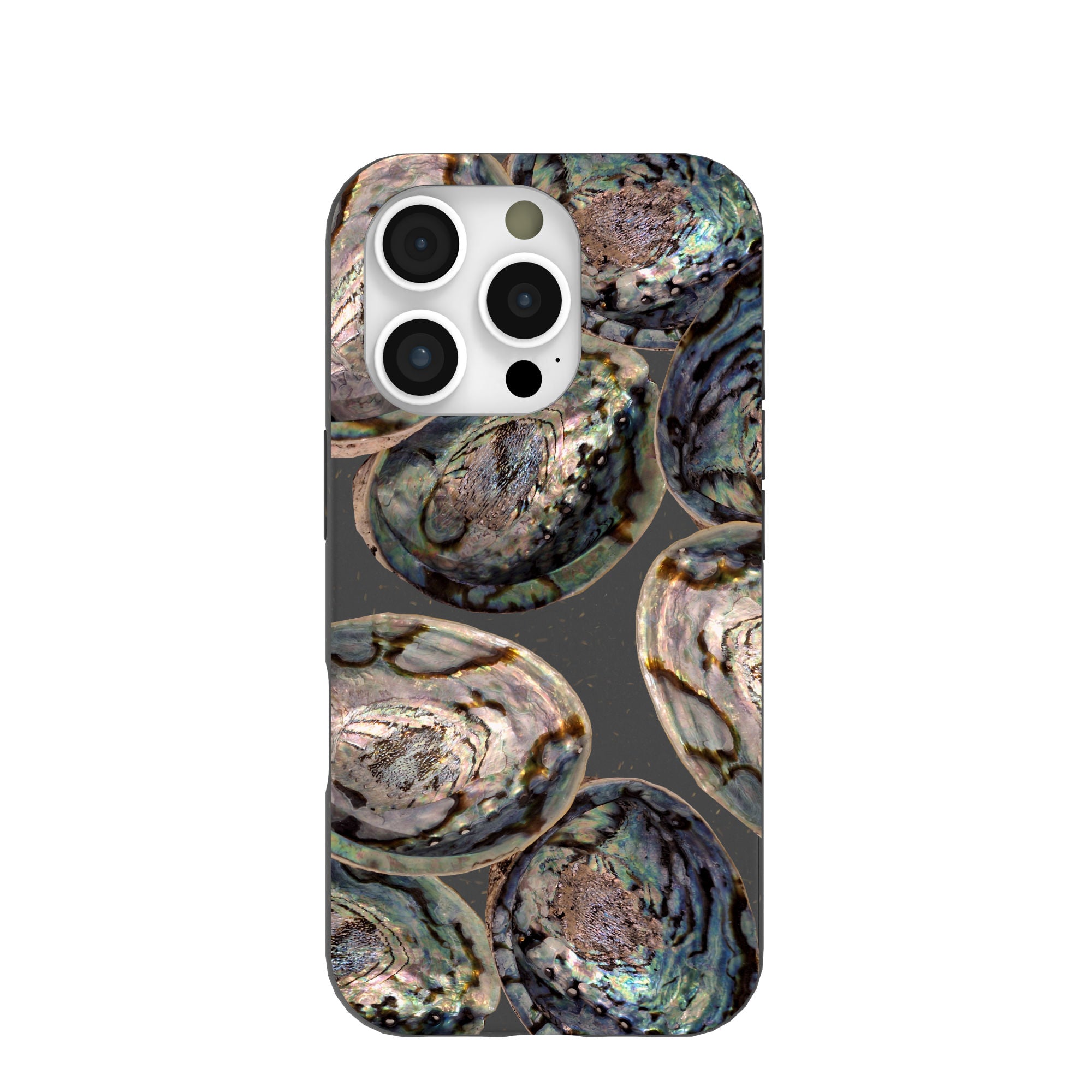 Black Abalone Shells iPhone 16 Pro Case – Pela Case