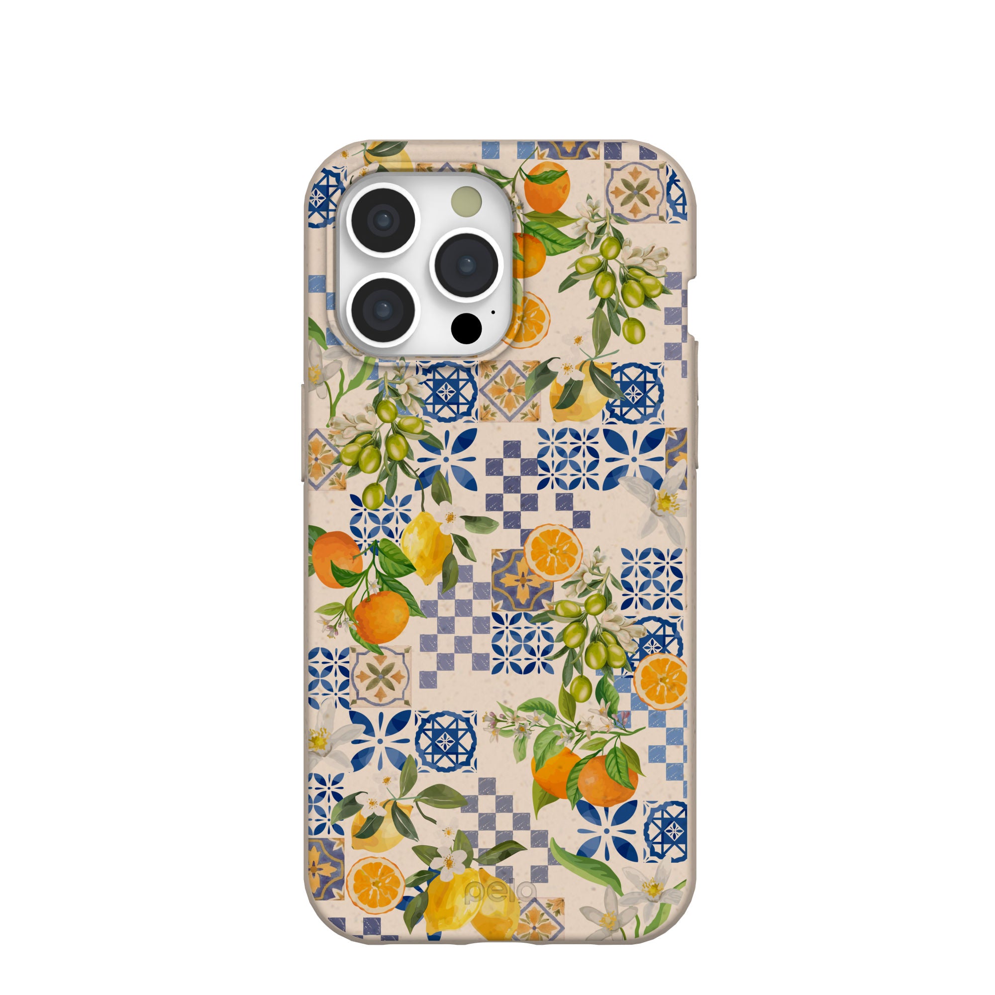 Seashell Amalfi Fruits iPhone 15 Pro Max Case – Pela Case