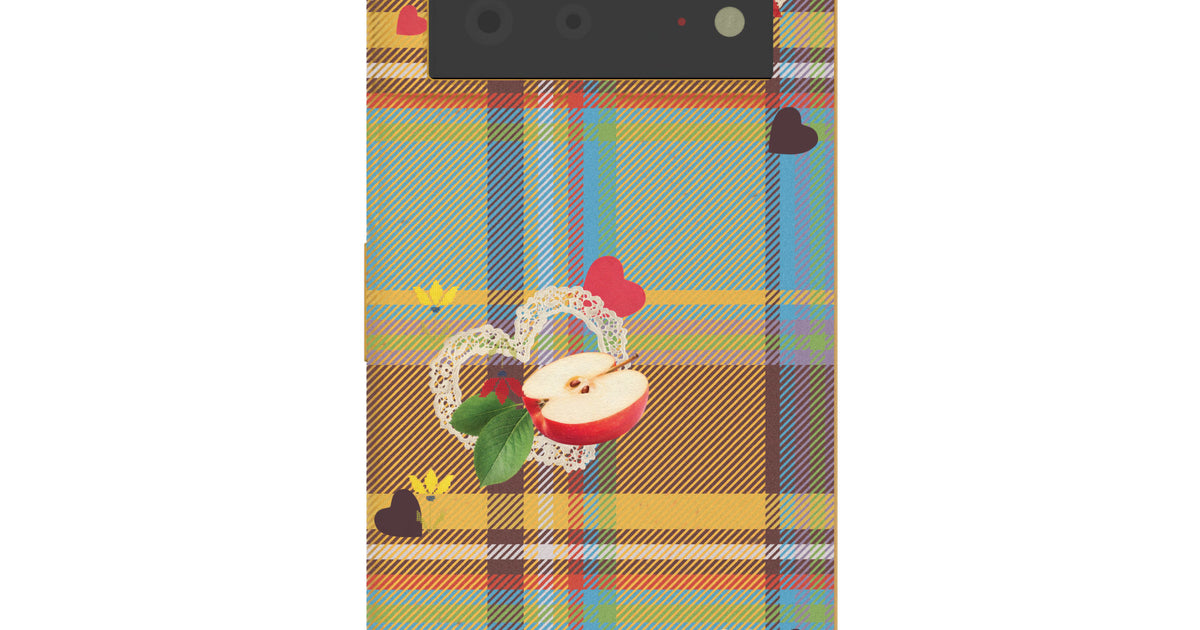 Honey Apple Plaid Google Pixel 6 Case – Pela Case
