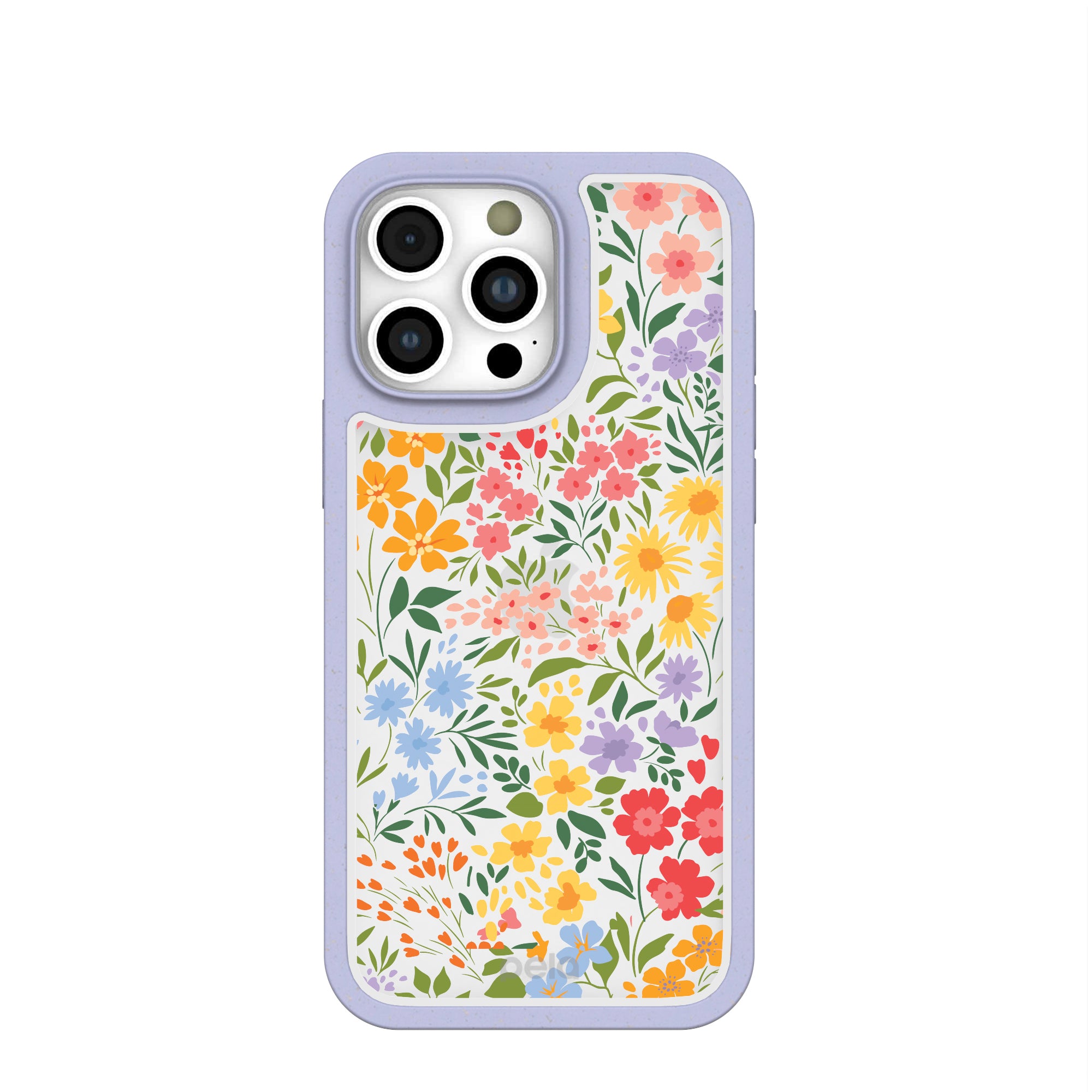 Clear Blooming Wild iPhone 16 Pro Max Case With Lavender Ridge – Pela Case
