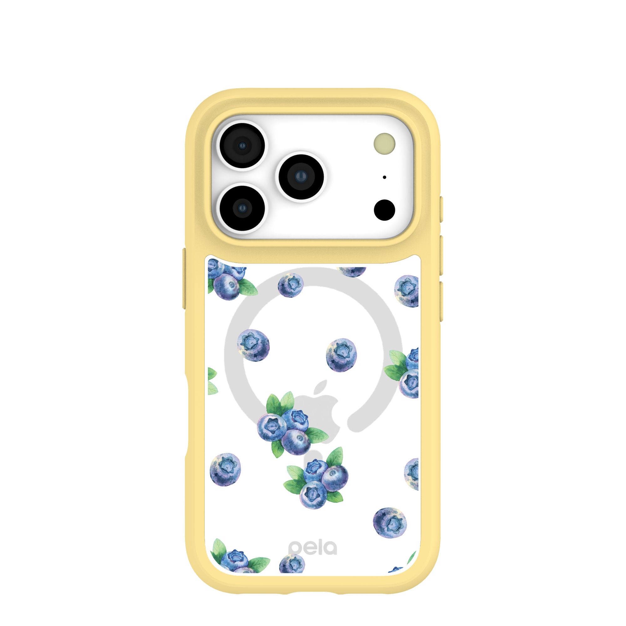 Clear Blueberry Pop iPhone 17 Pro Case With Sunbeam Ridge (MagSafe inc ...