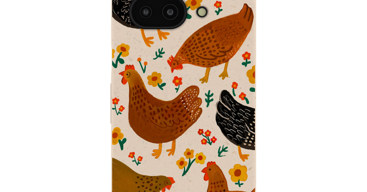 Seashell Chicken Garden Google Pixel 9a Case – Pela Case