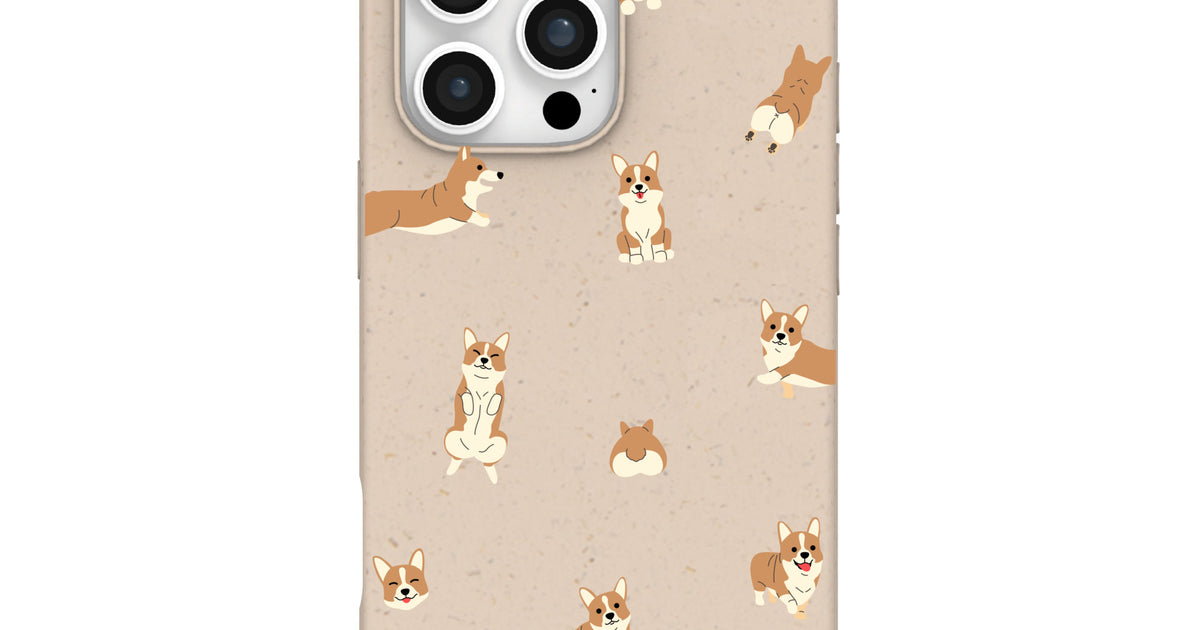 Seashell Corgi Cuties iPhone 16 Pro Max Case – Pela Case