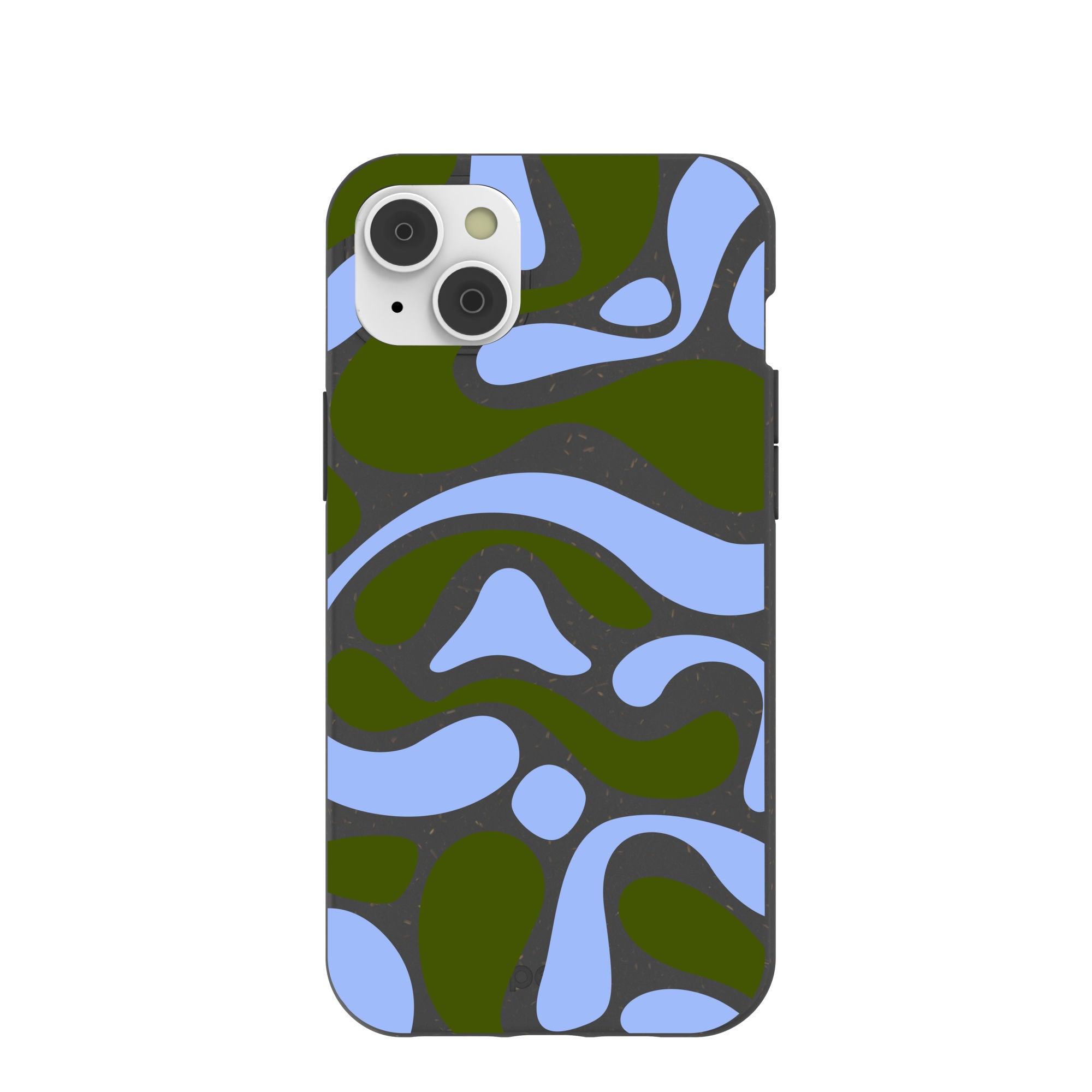 Black Curve and Flow iPhone 14 Plus Case – Pela Case