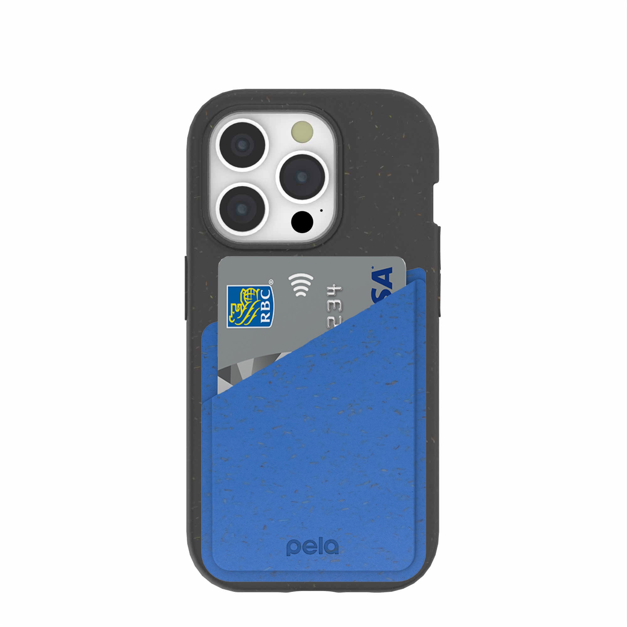 Electric Blue Phone Case Card Holder – Pela Case