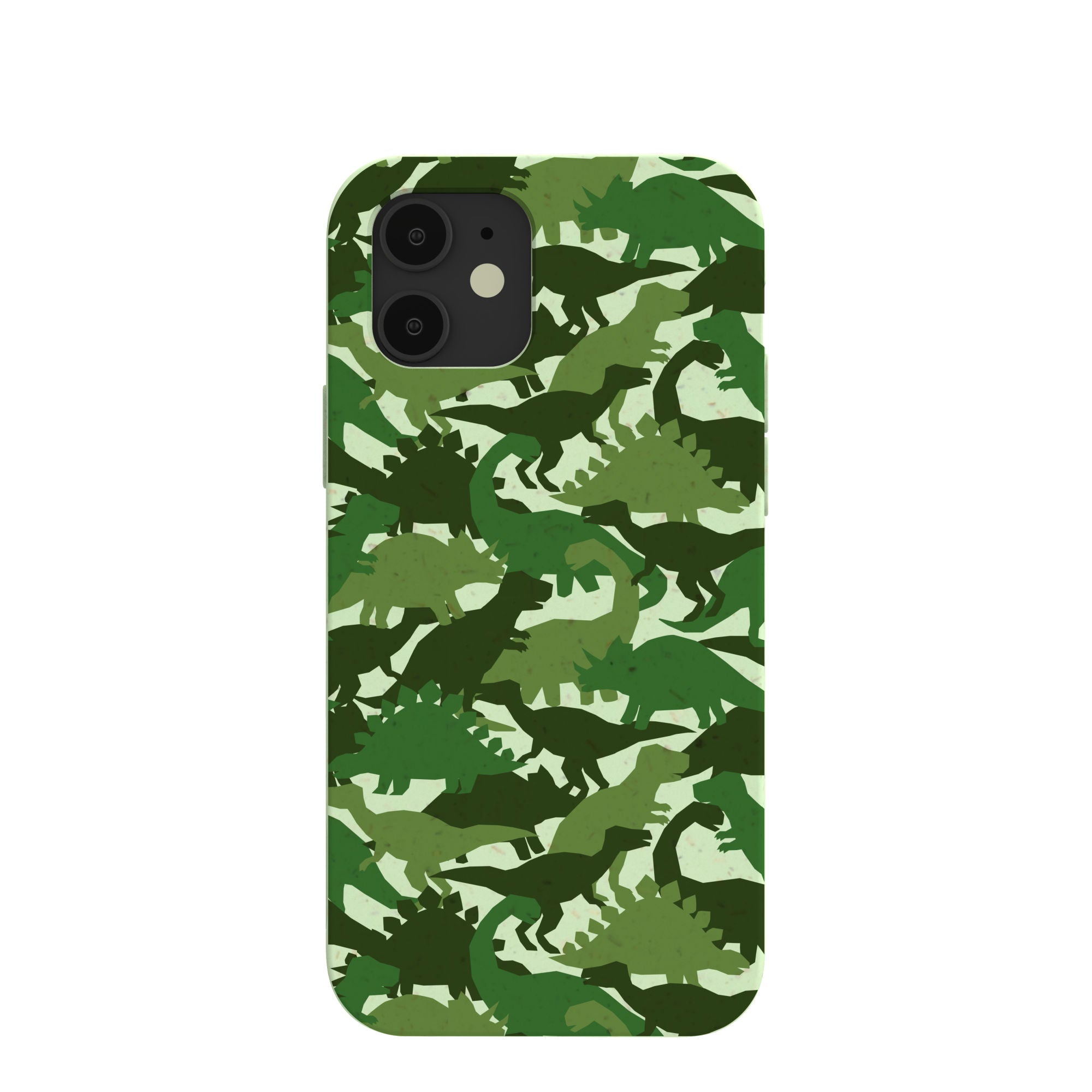 Sage Green Dino Camo iPhone 12/ iPhone 12 Pro Case – Pela Case