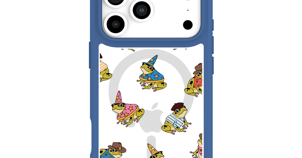 Clear Fancy Frogs iPhone 17 Pro Max Case With True Blue Ridge (MagSafe ...