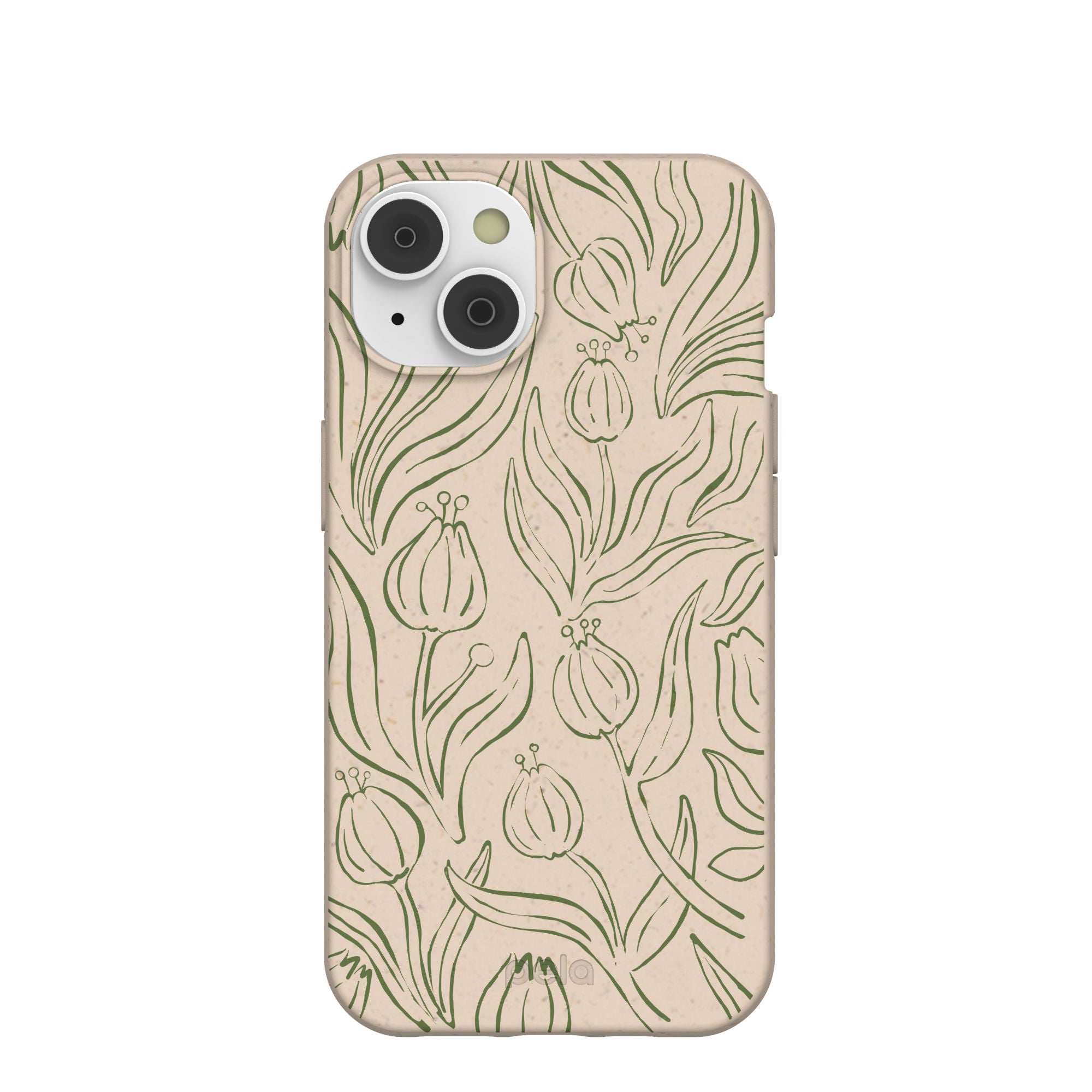 Seashell Floral Flow iPhone 14/16e Case – Pela Case