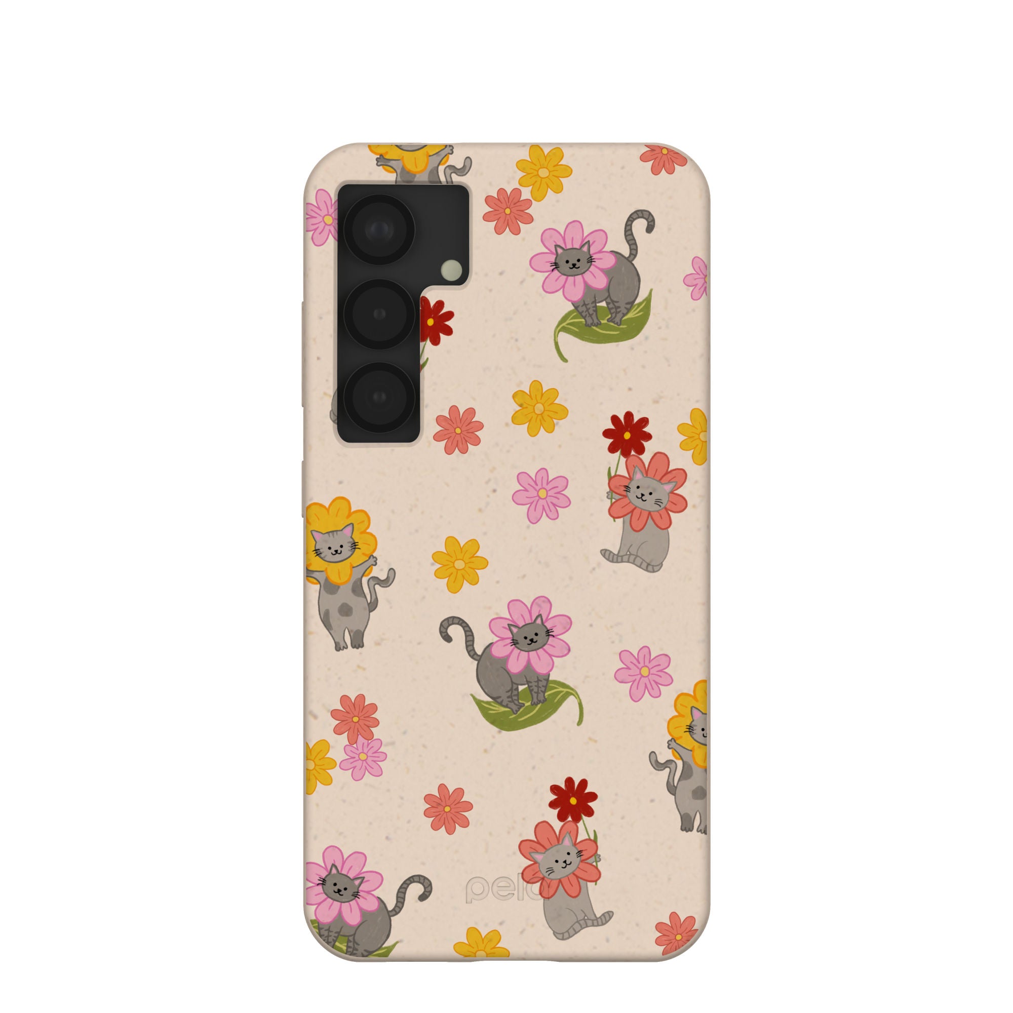 Seashell Flower Cats Samsung Galaxy S25 Case – Pela Case