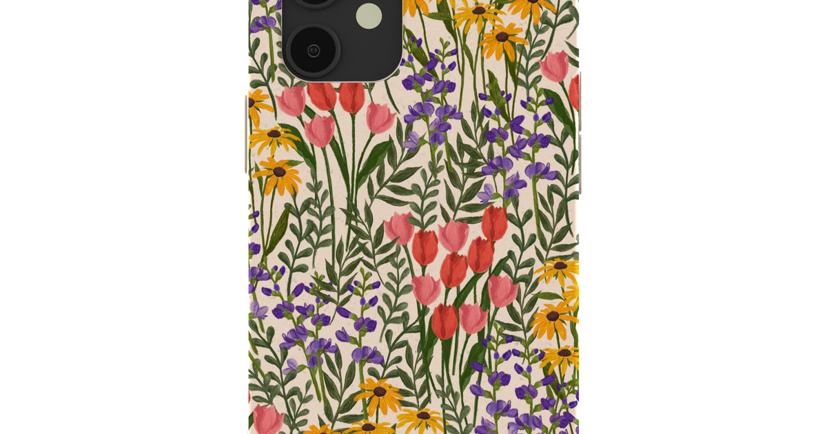 Seashell Flower Field iPhone 12/ iPhone 12 Pro Case – Pela Case
