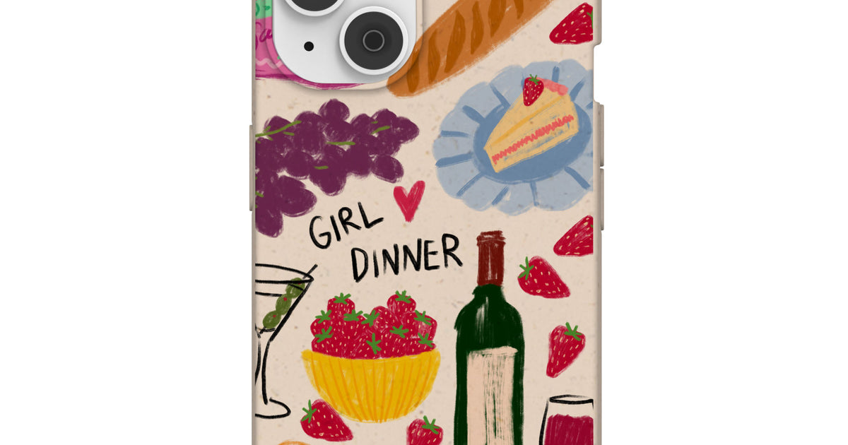 Seashell Girl Dinner iPhone 14 Case – Pela Case