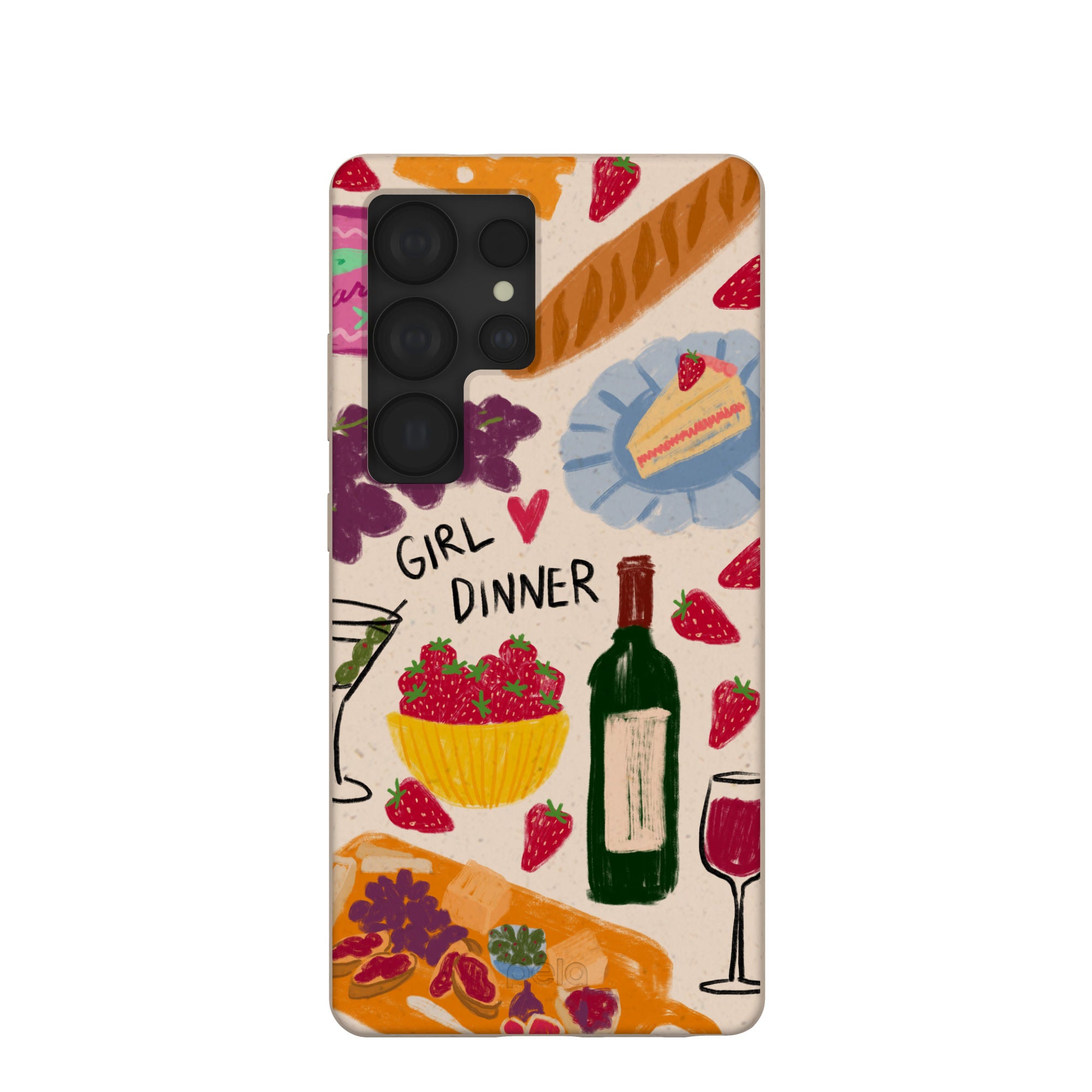 Seashell Girl Dinner Samsung Galaxy S25 Ultra Case – Pela Case