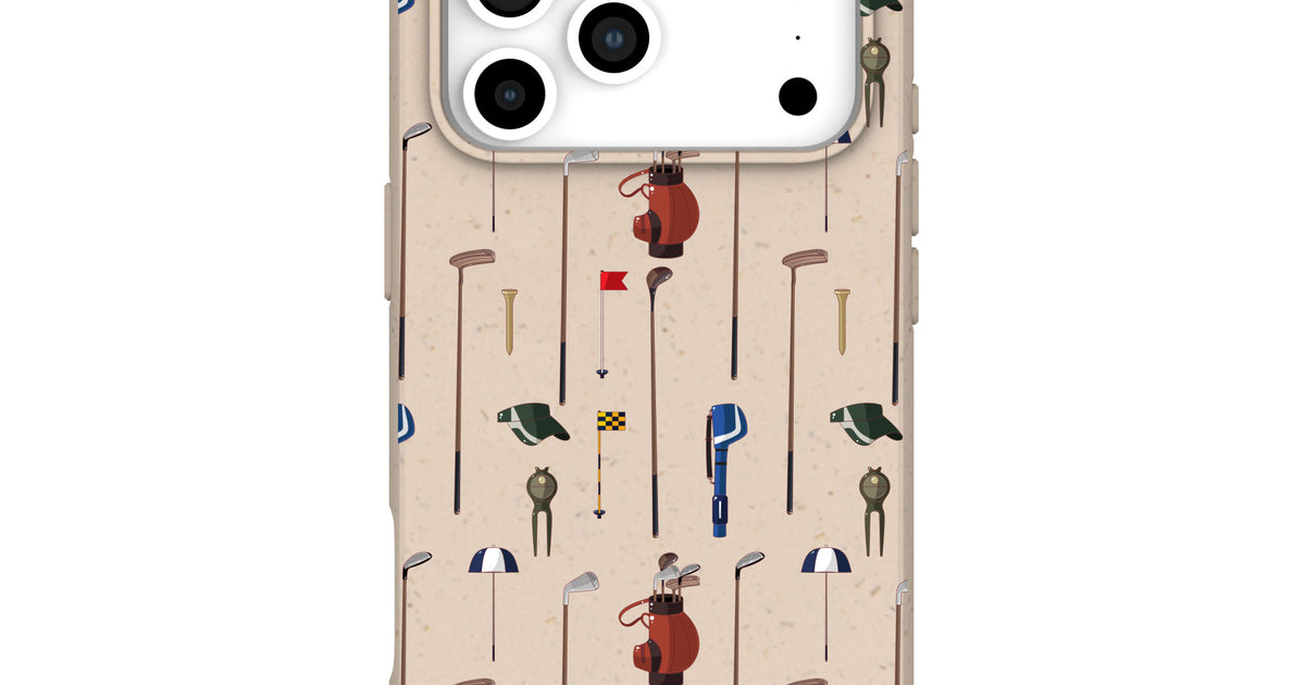 Seashell Golf Time iPhone 17 Pro Max Case – Pela Case