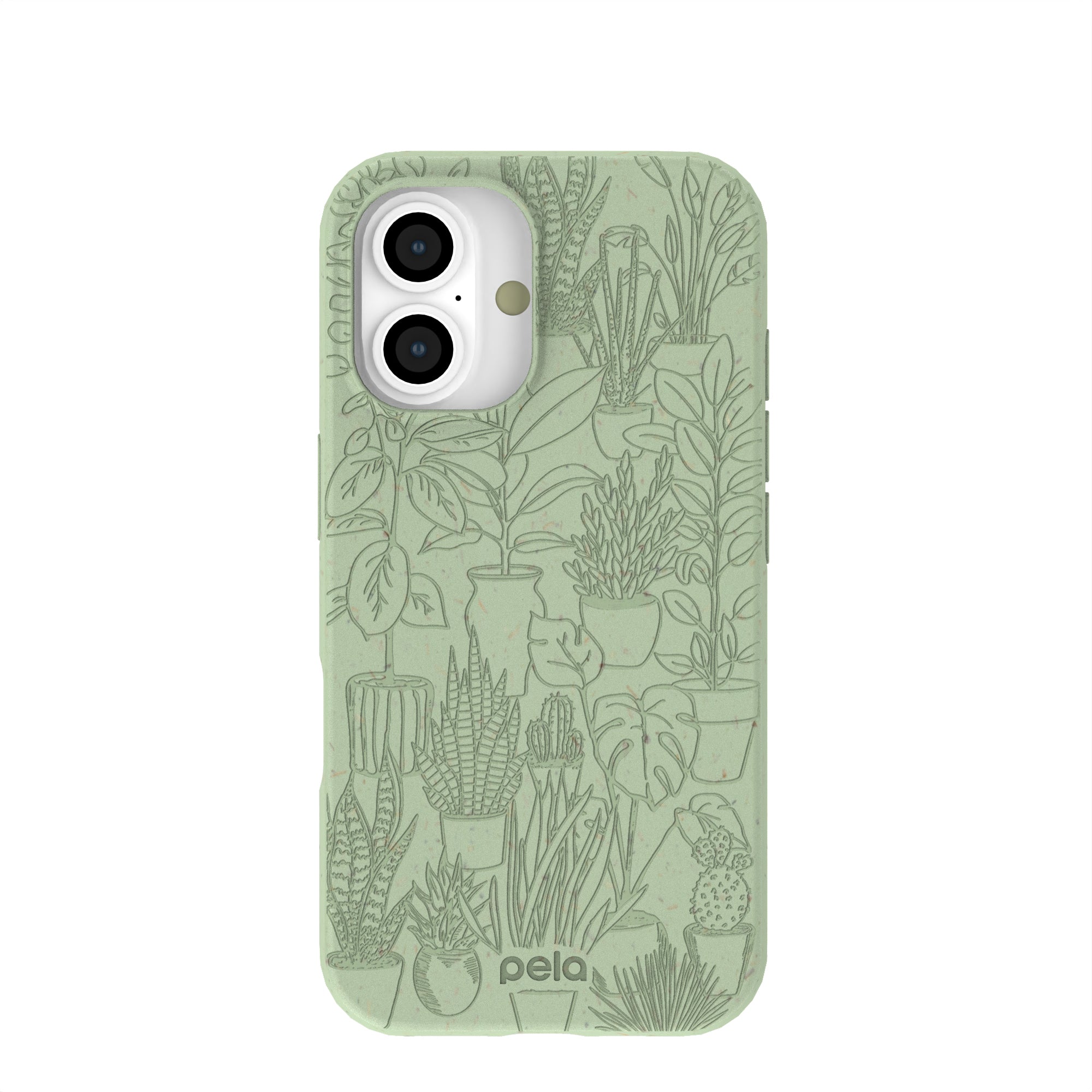 Coque iPhone 16 Green Oasis Vert Sauge – Pela Case