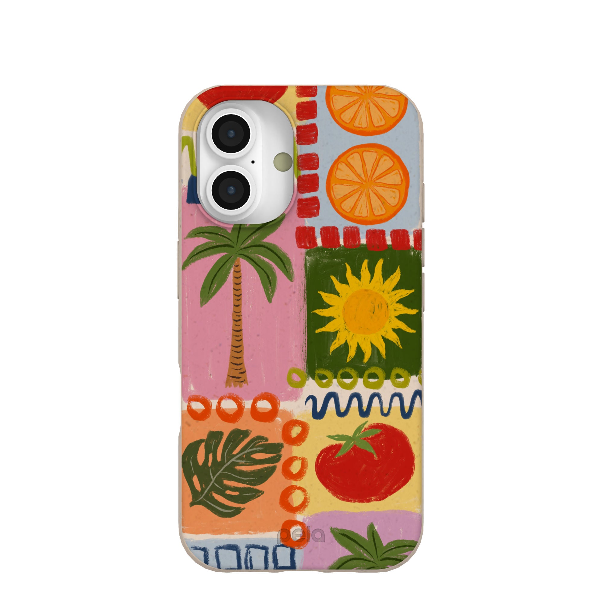 Seashell Hello Sunshine iPhone 16 Case – Pela Case
