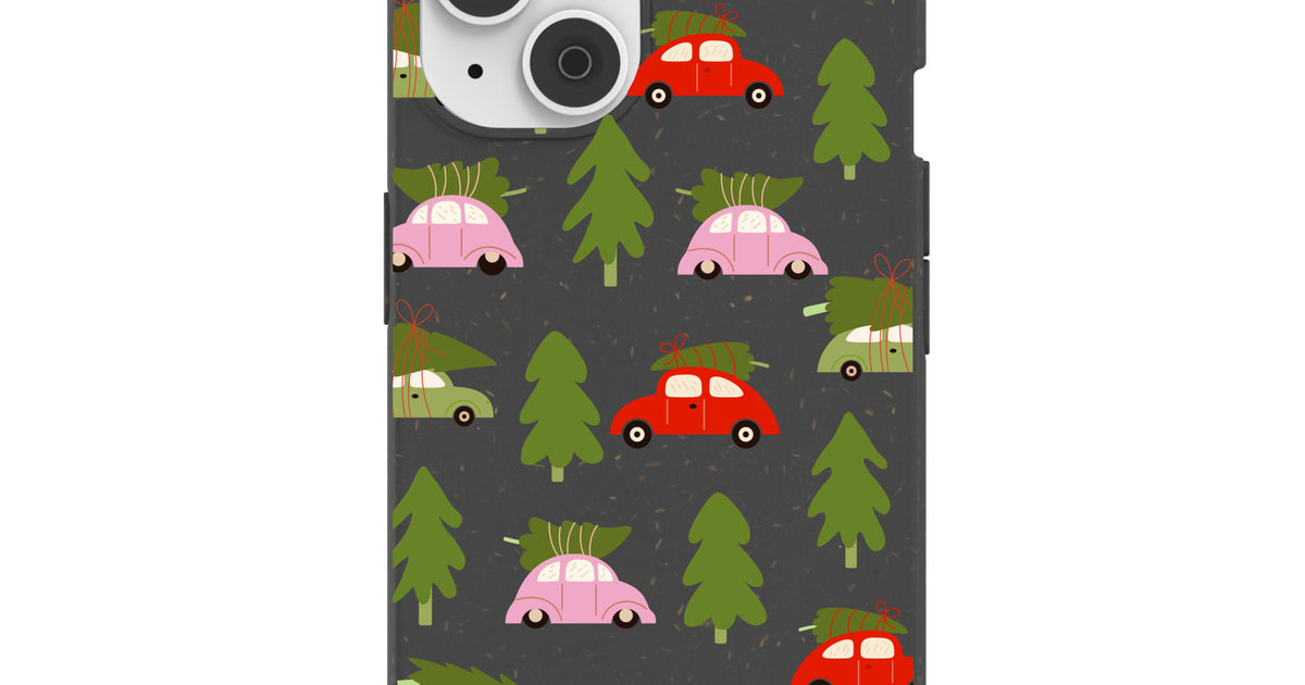 Black Holiday Caravan iPhone 14 Case – Pela Case