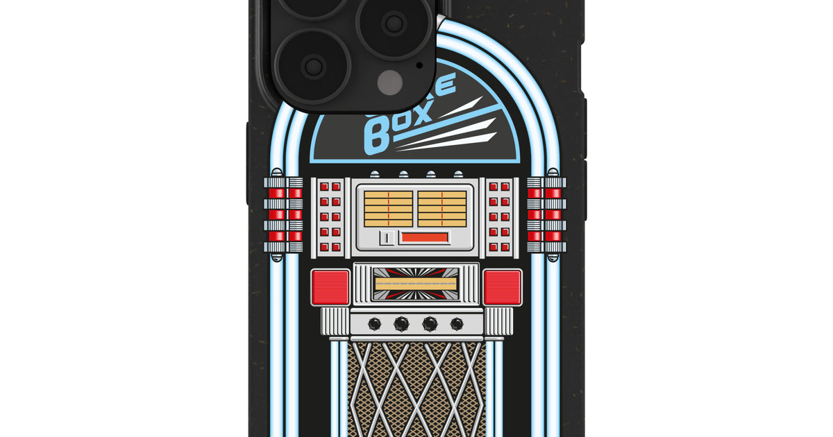 Black Jukebox iPhone 13 Pro Case – Pela Case