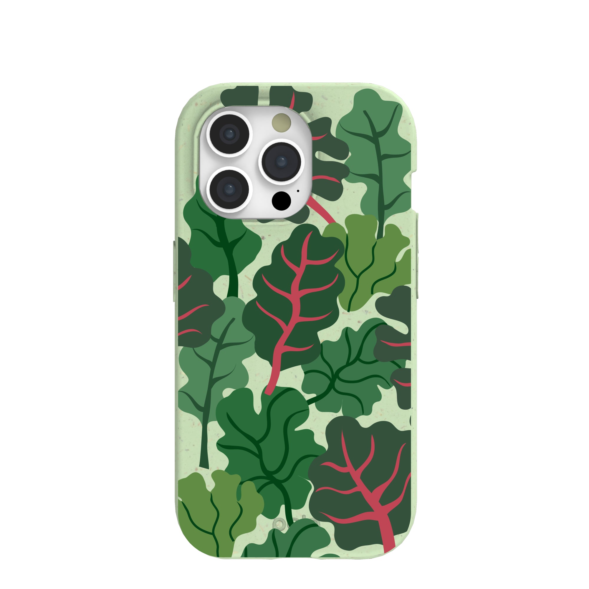 Sage Green Leafy Greens iPhone 15 Pro Case – Pela Case