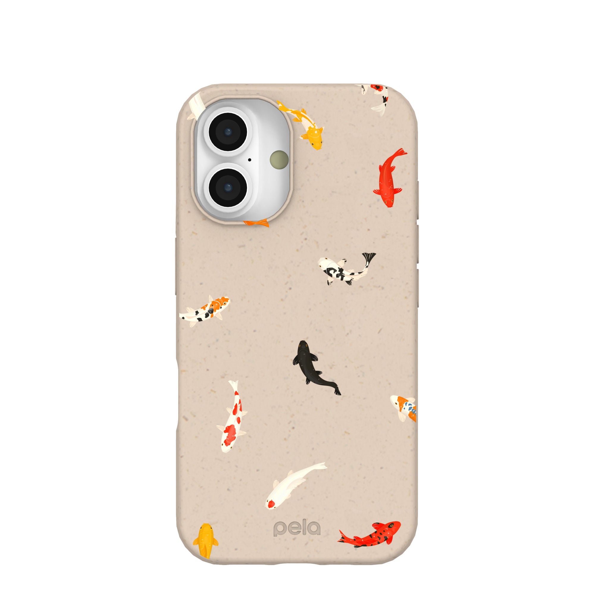 Seashell Lil Koi iPhone 16 Case – Pela Case