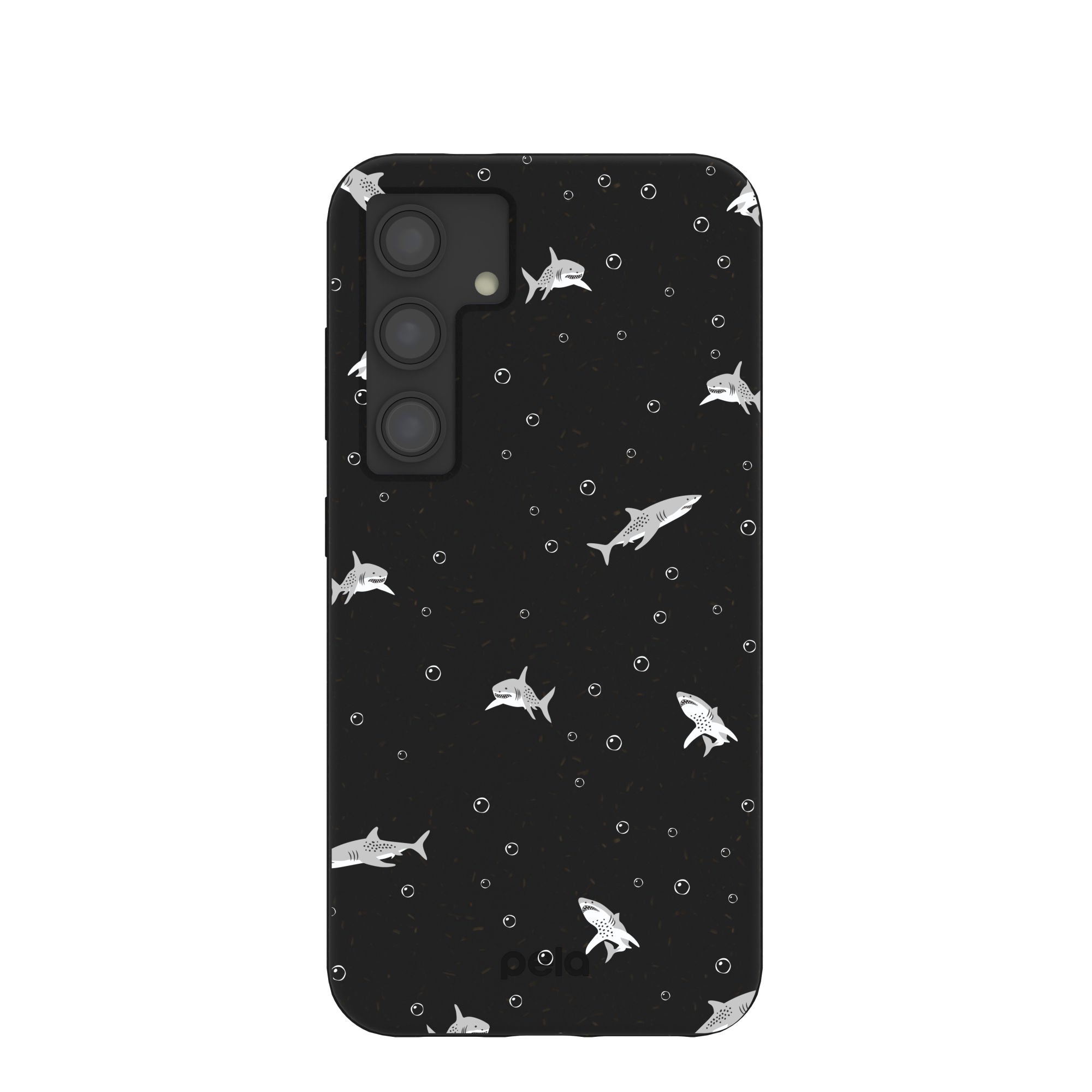 Black Lil Sharks Samsung Galaxy S24 Case – Pela Case