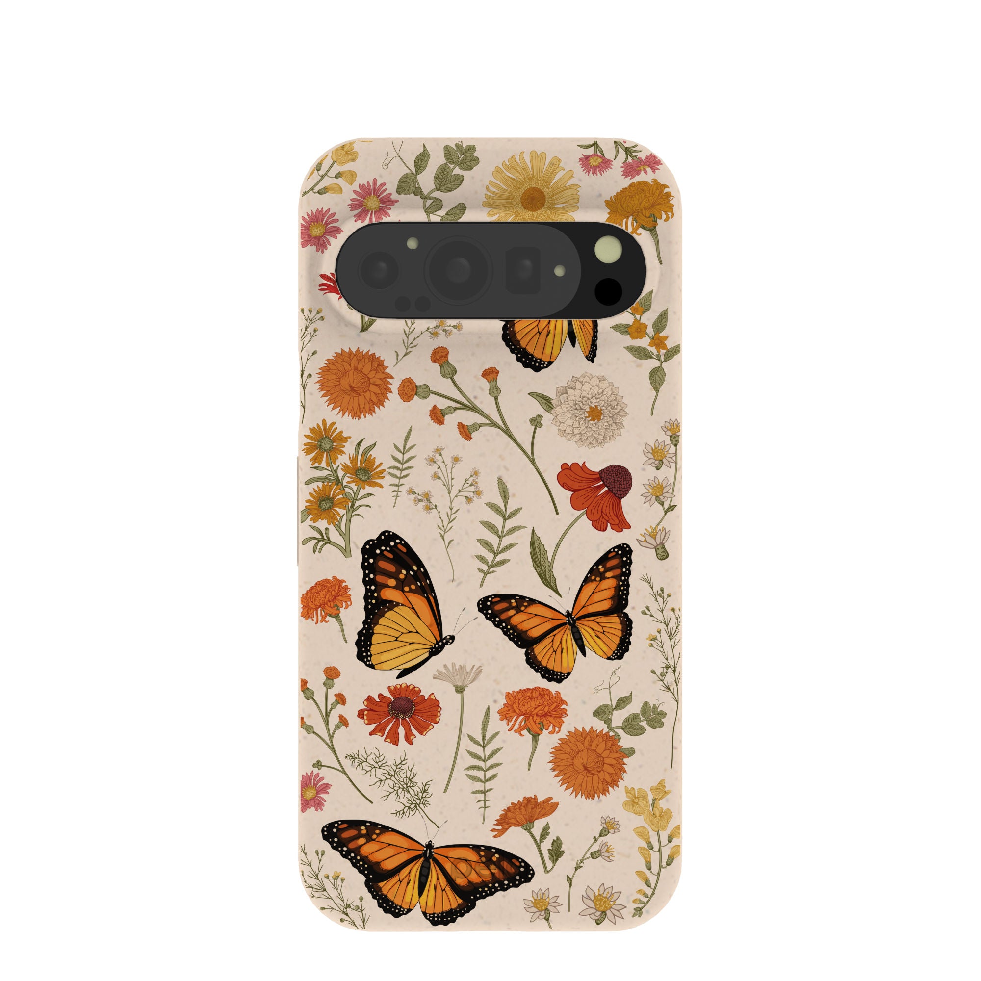 Seashell Monarch Butterfly Google Pixel 9/9 Pro Case – Pela Case