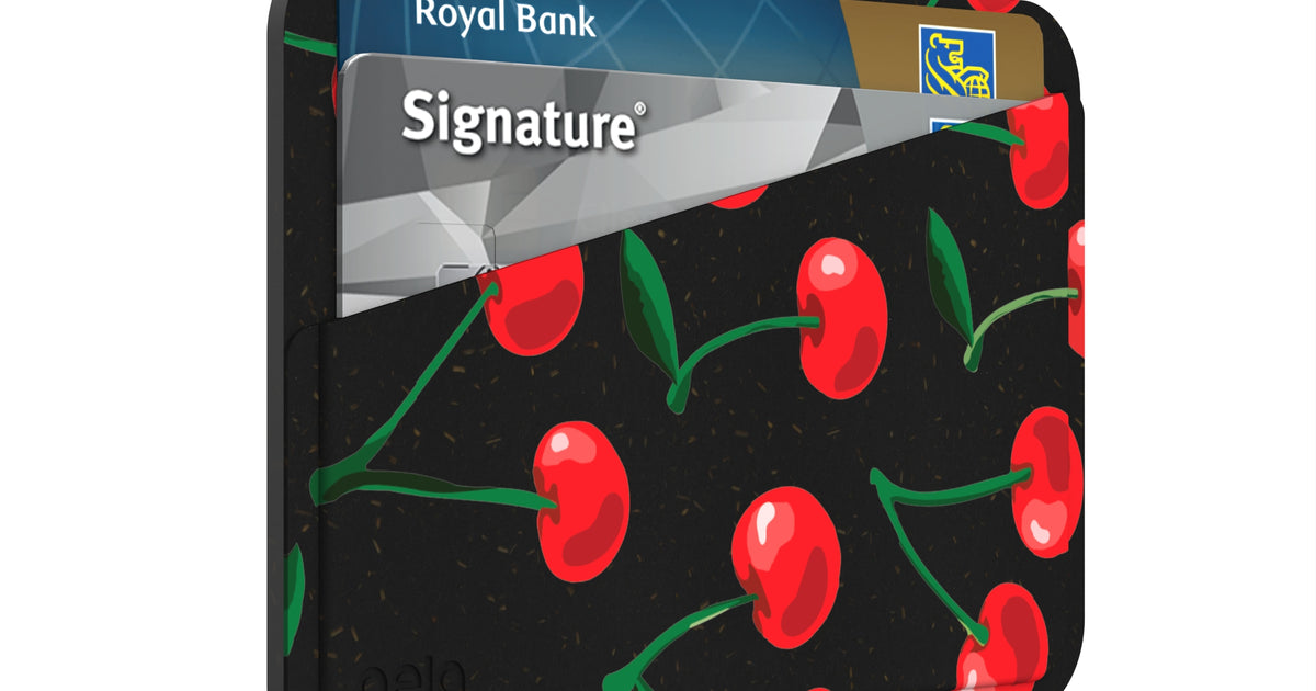 Black Cherry Bomb Mini Wallet – Pela Case