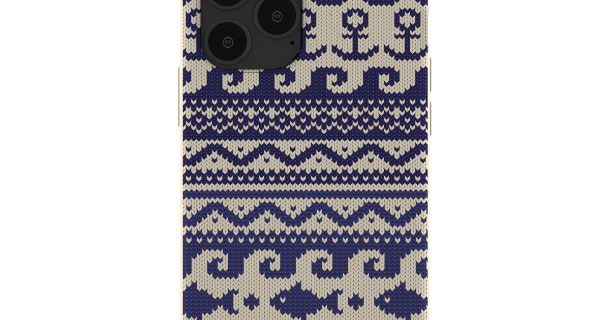 London Fog Ocean Knit iPhone 11 Pro Case – Pela Case