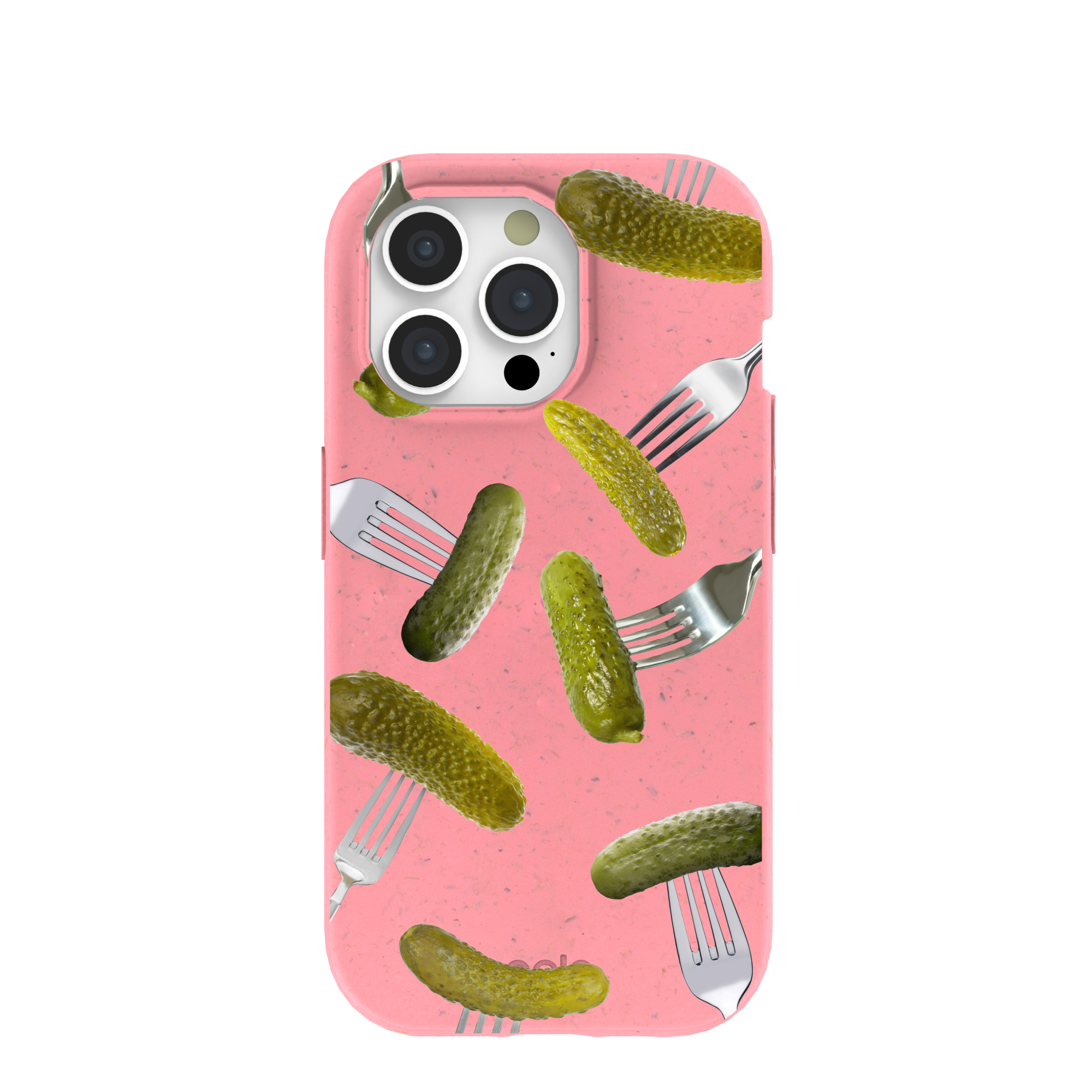 Bubblegum Pink Pickle Party iPhone 15 Pro Case – Pela Case