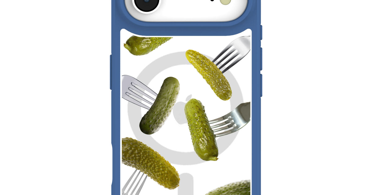 Clear Pickle Party iPhone Air Case With True Blue Ridge (MagSafe inclu ...