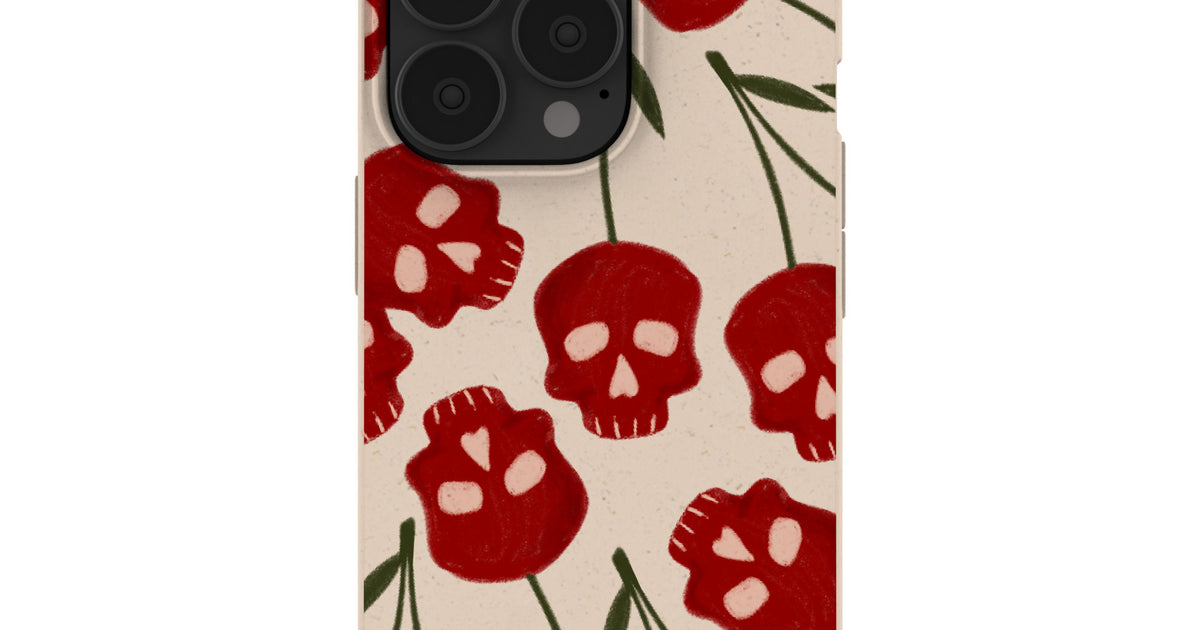 Seashell Scary Cherry iPhone 13 Pro Case – Pela Case