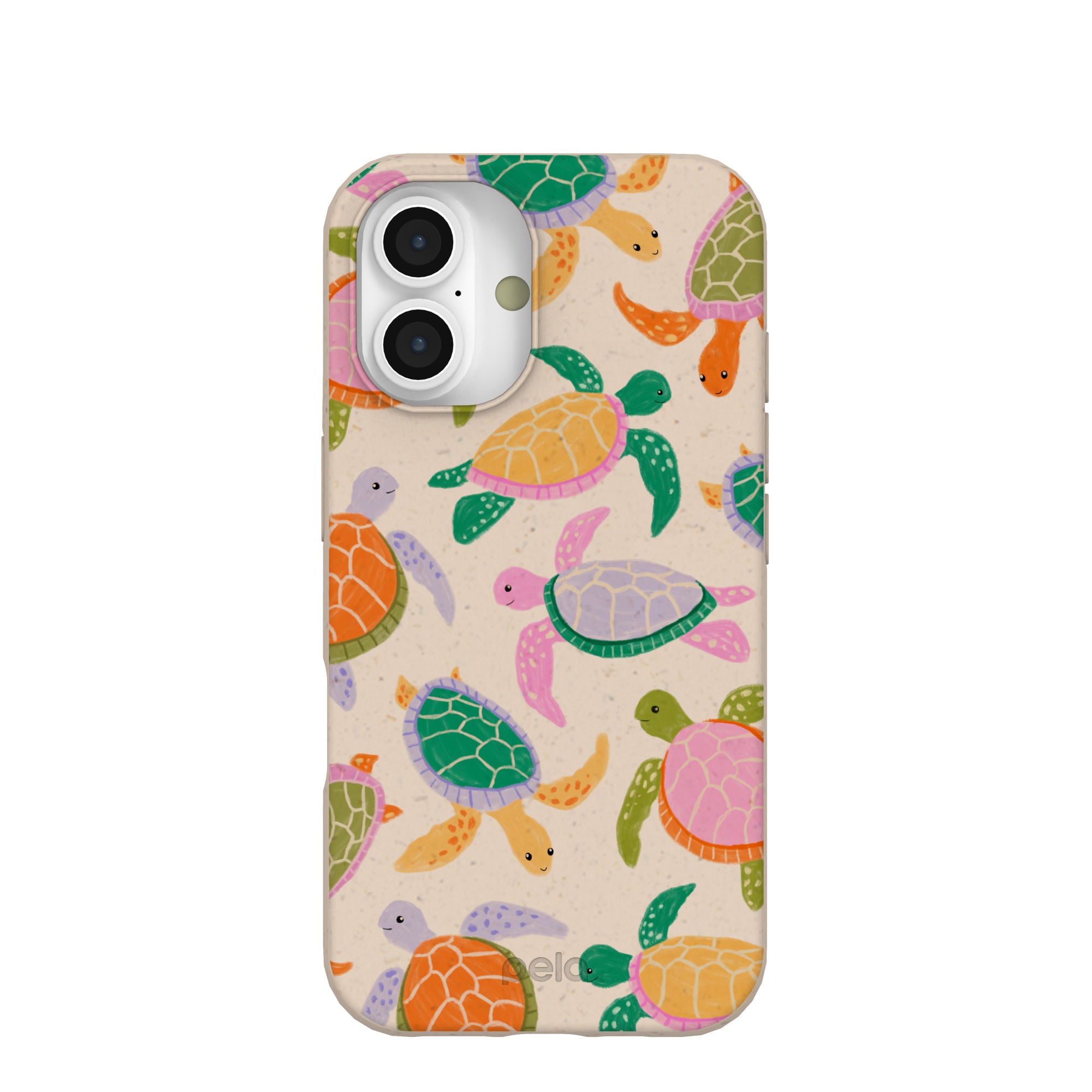 Seashell Sea Turtle Party iPhone 16 Case – Pela Case