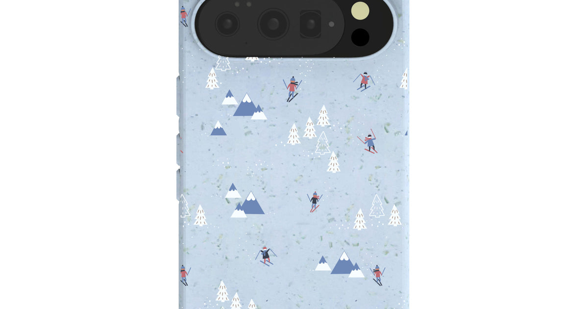 Powder Blue Ski Pass Google Pixel 10/10 Pro Case – Pela Case