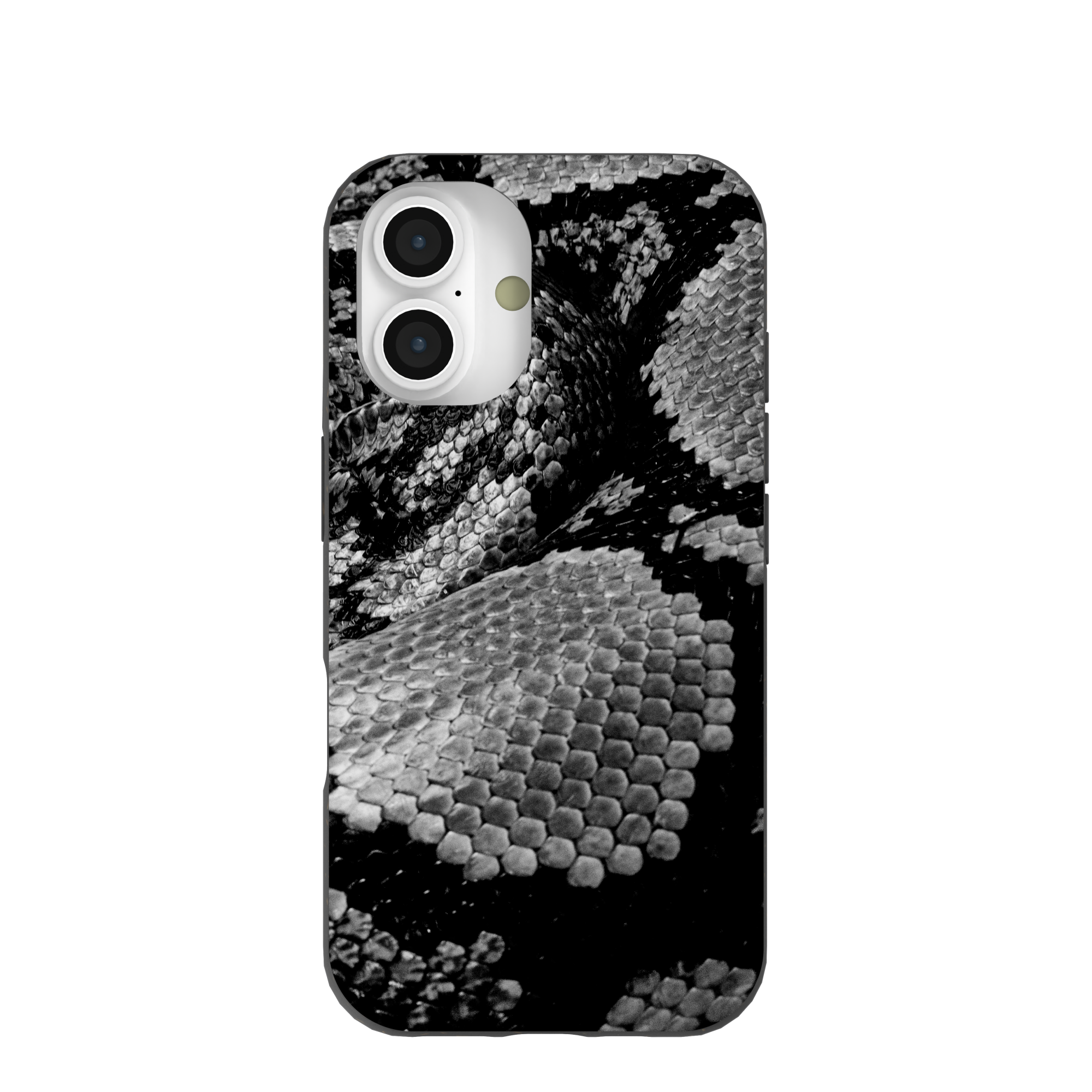 Black Snake Scale iPhone 16 Case – Pela Case